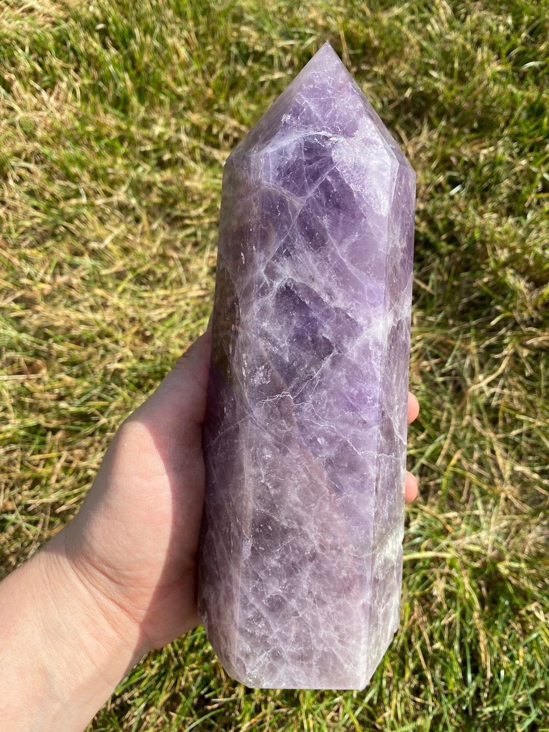 Amethyst Point - Polished Amethyst Crystal Tower - Large Amethyst Point ...