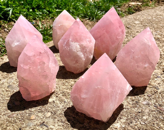 Mini Rose Quartz Crystal Point 1 1.6 Rose - Etsy