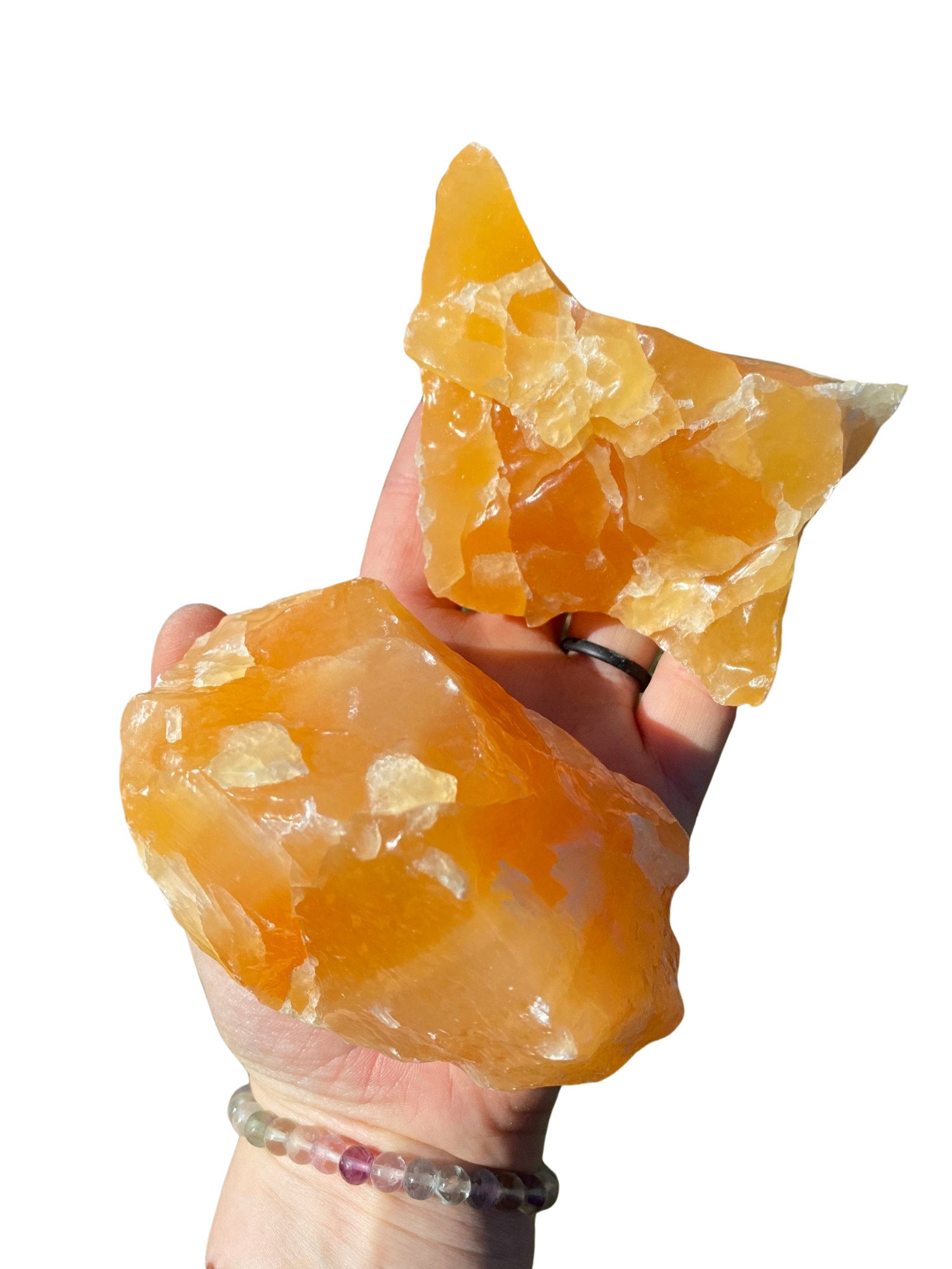 Raw Orange Calcite sizes .5 to 5 Orange | Etsy