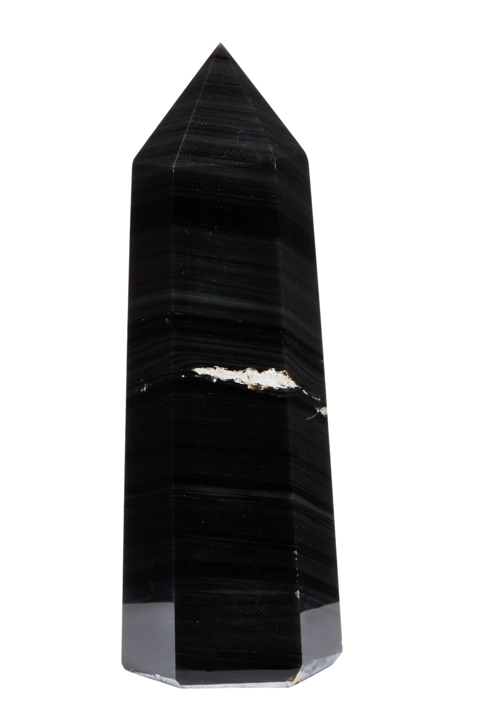 Black Obsidian Stone Point Black Obsidian Crystal Point - Etsy