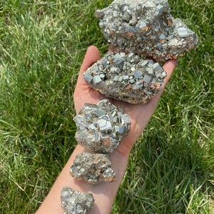 Raw Pyrite Cluster - Grade A - Raw Pyrite Stone - Rough Pyrite Crystal ...