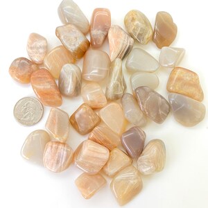 Earth Moonstone Tumbled Stone - Multiple Sizes Available - Tumbled ...