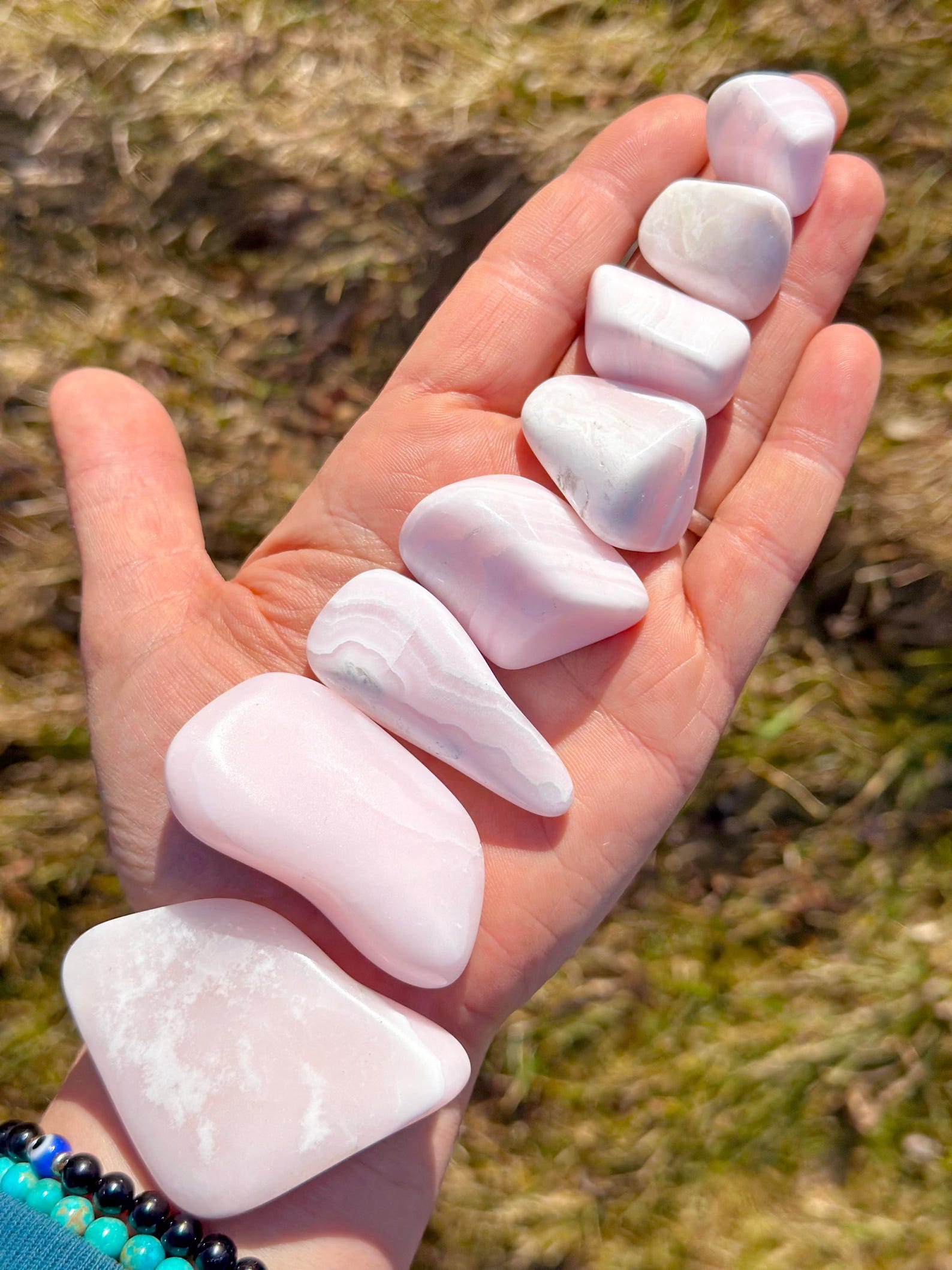 Mangano Calcite Tumbled Stone - Grade A - Multiple Sizes Available ...