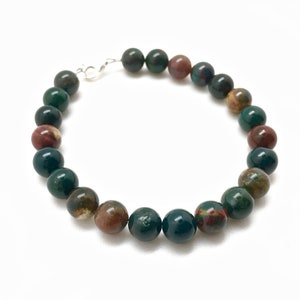 Bloodstone - Bloodstone Bracelet - Healing Crystal Bracelet ...