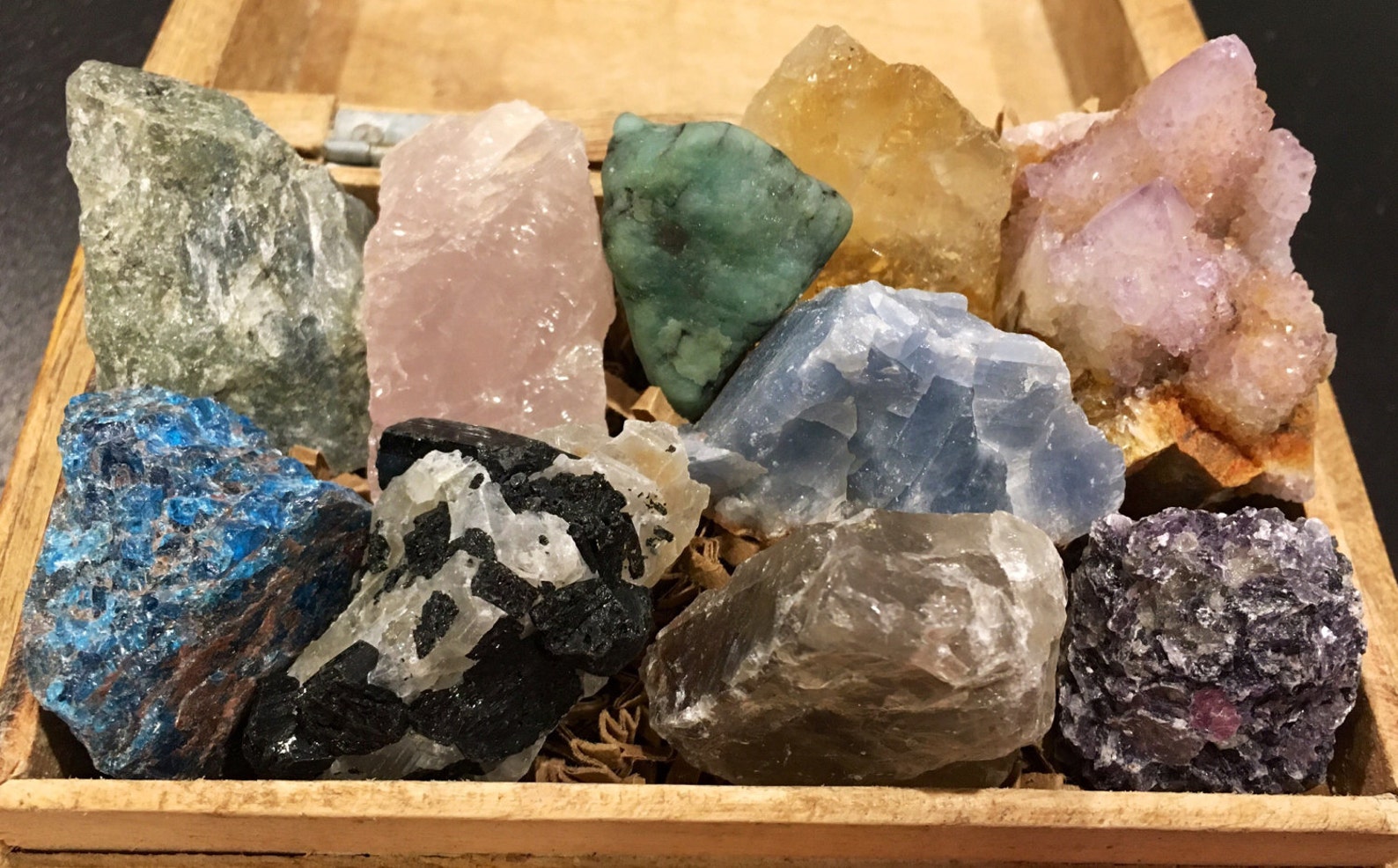 Raw Crystal Set Healing Crystals and Stones Set Chakra - Etsy