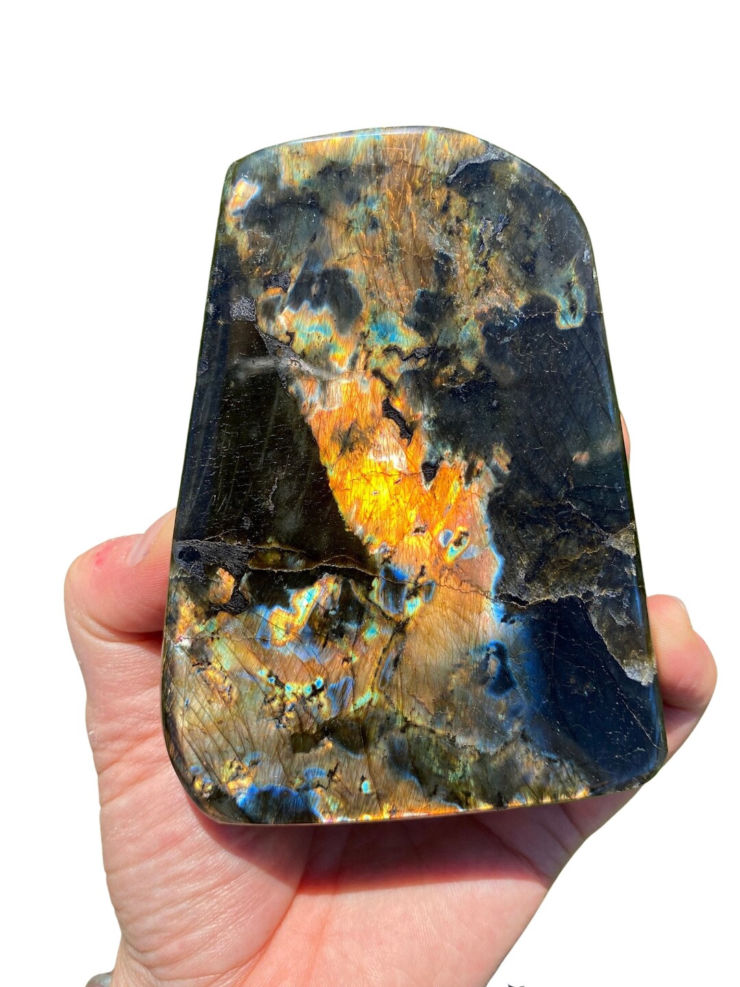 Unique Spectrolite Freeform - Polished Labradorite Crystal - Extra ...
