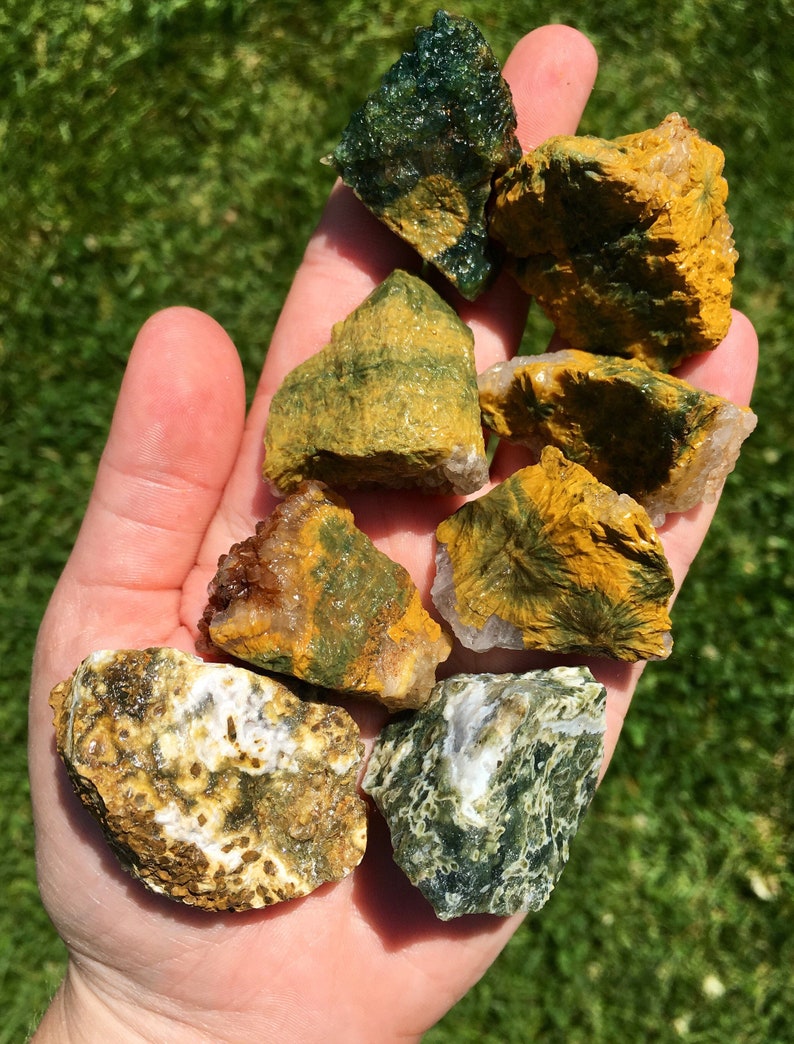 Raw Ocean Jasper Stone Raw Stones Orbicular Jasper - Etsy Ireland