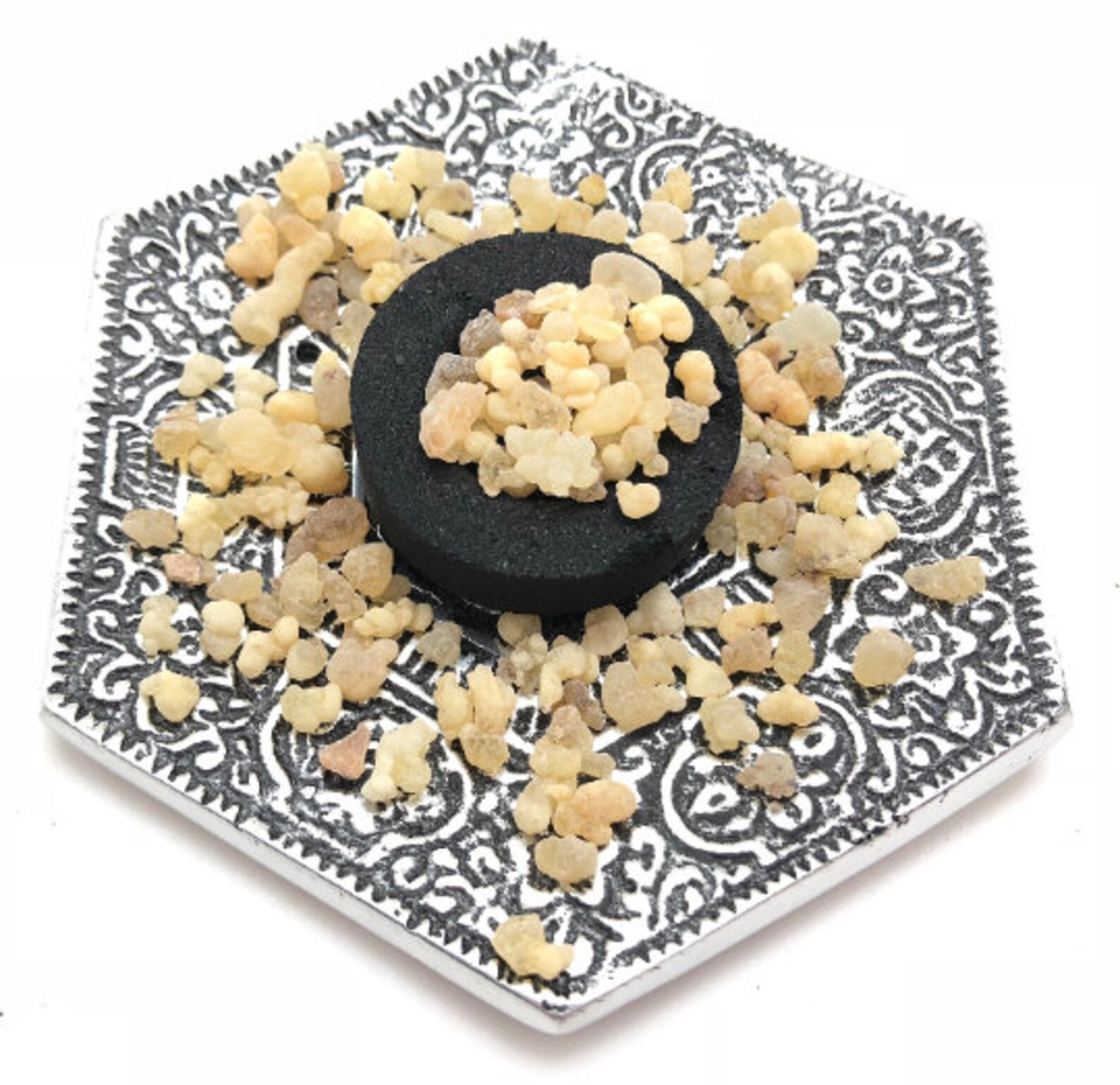 Charcoal Disk for Burning Incense - Pack of 10 (size 40mm) - Charcoal ...