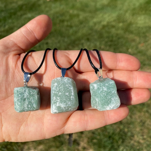 Aventurine Pendant - Etsy