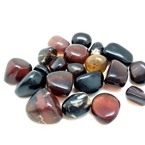 Amber Tumbled Stone - Multiple Sizes Available - Tumbled Amber Crystal ...