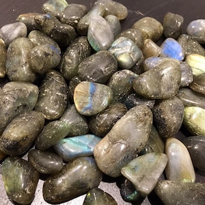Labradorite Tumbled Stone - Multiple Sizes Available - Tumbled ...