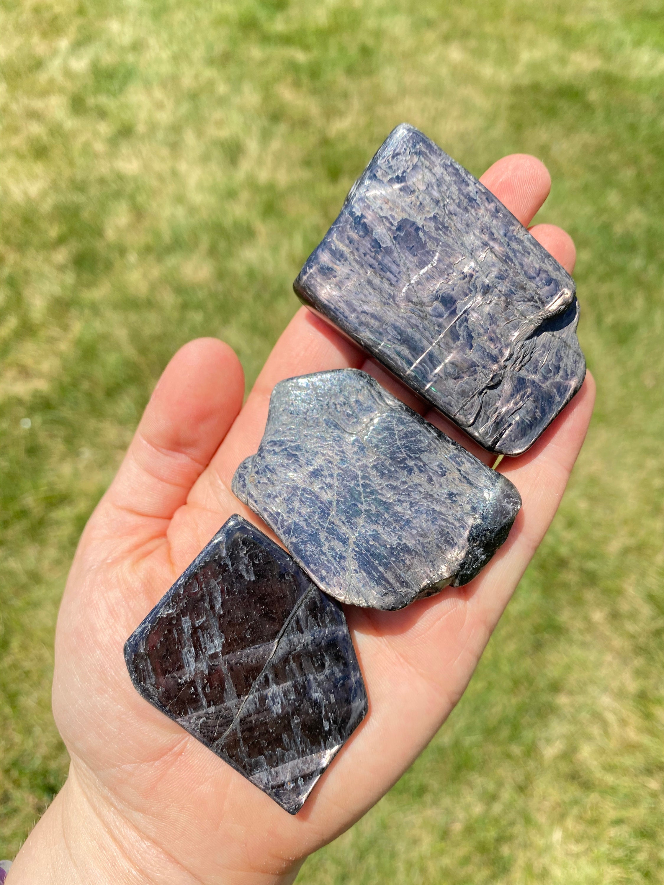 Hypersthene Slab Polished Stone Hypersthene Stone | Etsy