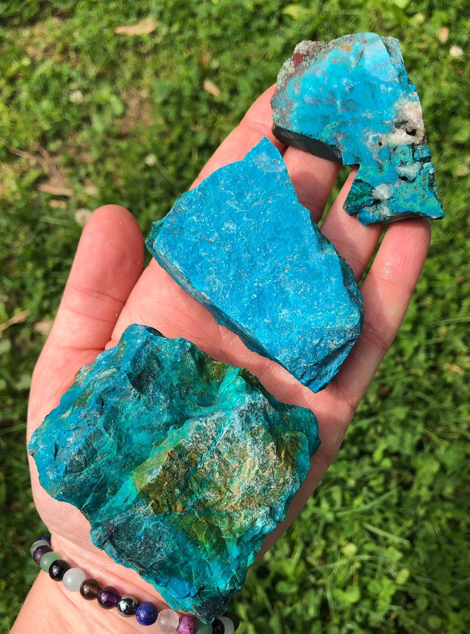 Raw Chrysocolla Stone From Peru Rough Chrysocolla Raw Stones Healing ...