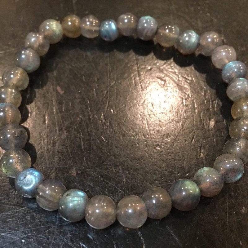 Labradorite Bracelet - Etsy