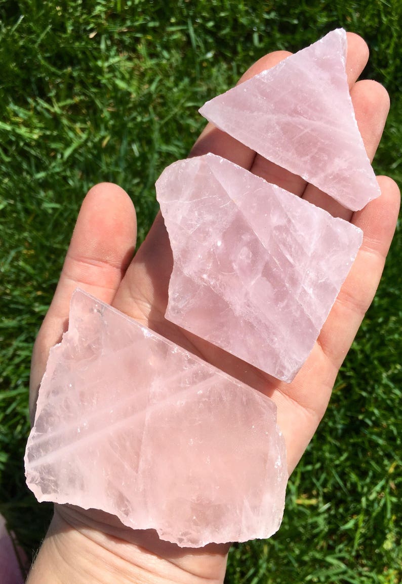 Rose Quartz Crystal - Rose Quartz Stone - Raw Rose Quartz - Rose Quartz ...