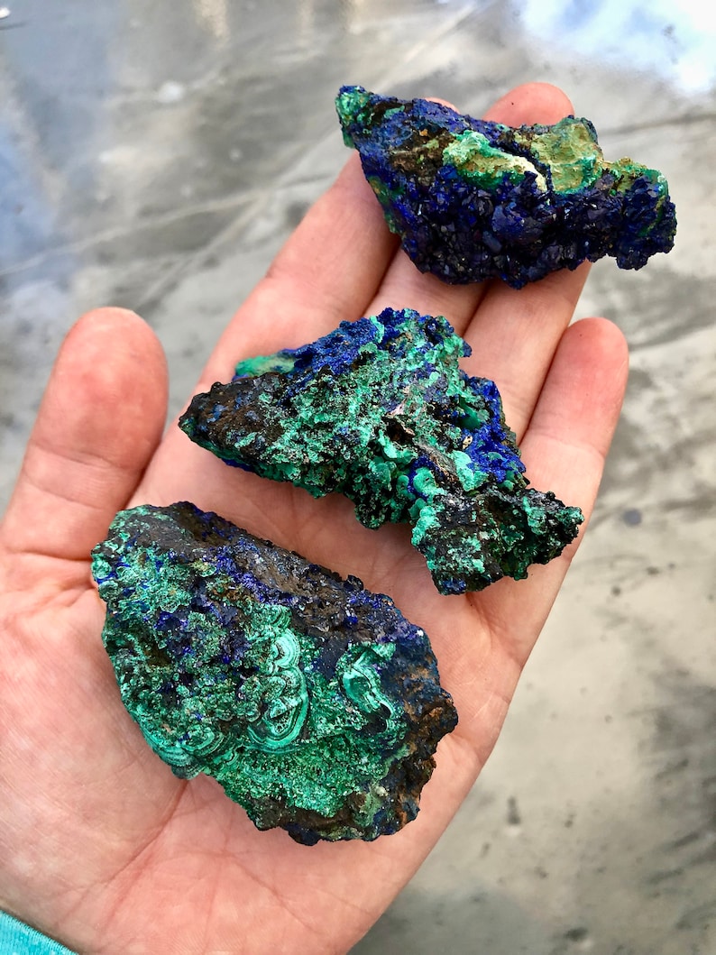 Raw Azurite Crystal Azurite Malachite Stone Raw Azurite | Etsy