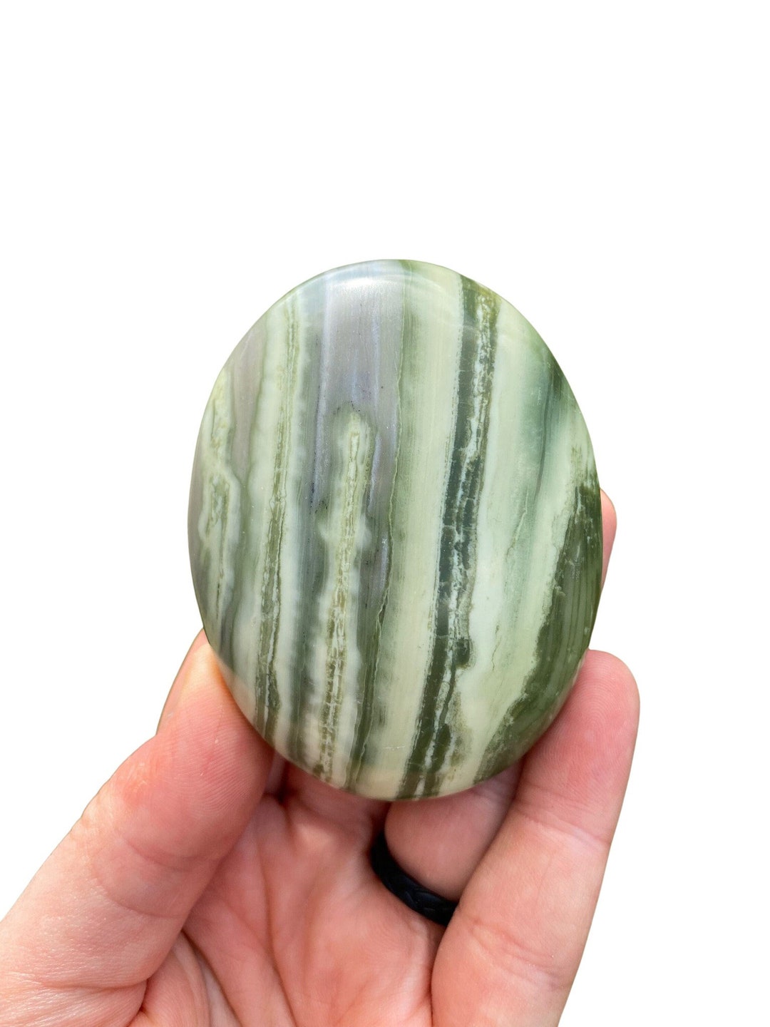Infinite Stone Palm Stone - (2.25" - 3") - Polished Infinite Serpentine ...