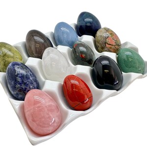 Crystal Egg (~1.75") - Polished Stone Egg - Crystal Easter Egg ...