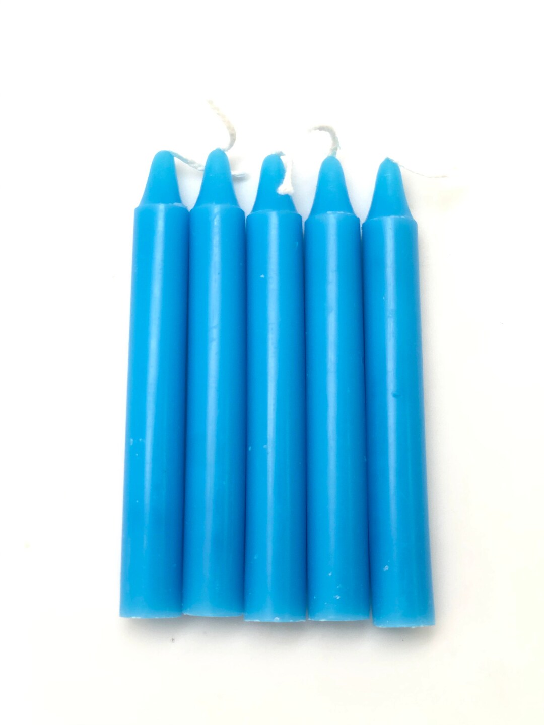 Light Blue Candle 4 Ritual Candle Light Blue Chime - Etsy UK