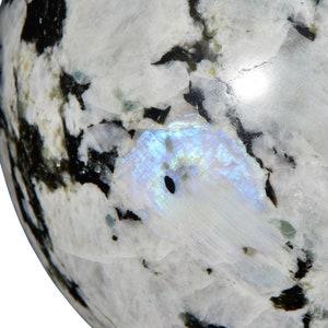 Rainbow Moonstone Sphere - Large Rainbow Moonstone Crystal Sphere ...