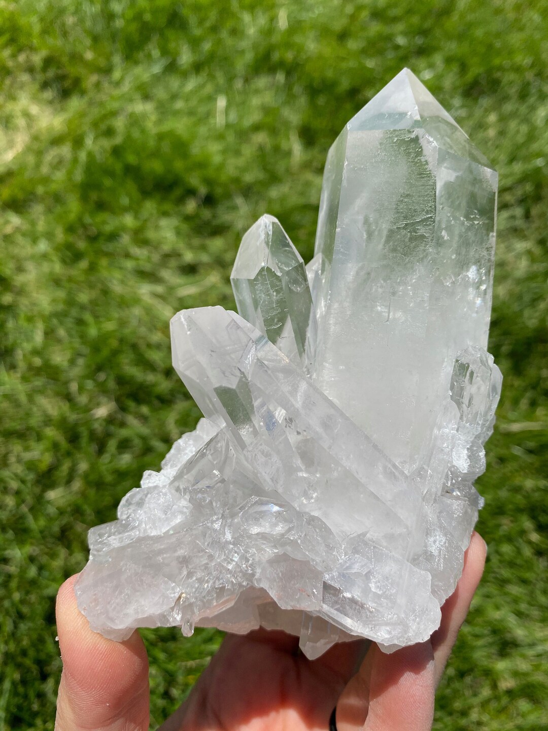 Raw Phantom Quartz Cluster - Natural Extra Quality Quartz - Phantom ...