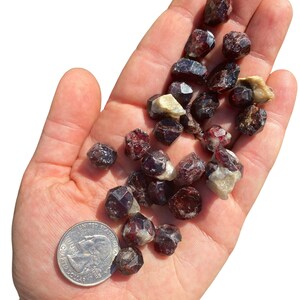 Raw Garnet Chunks A Grade Red Garnet Stone Raw Garnet - Etsy