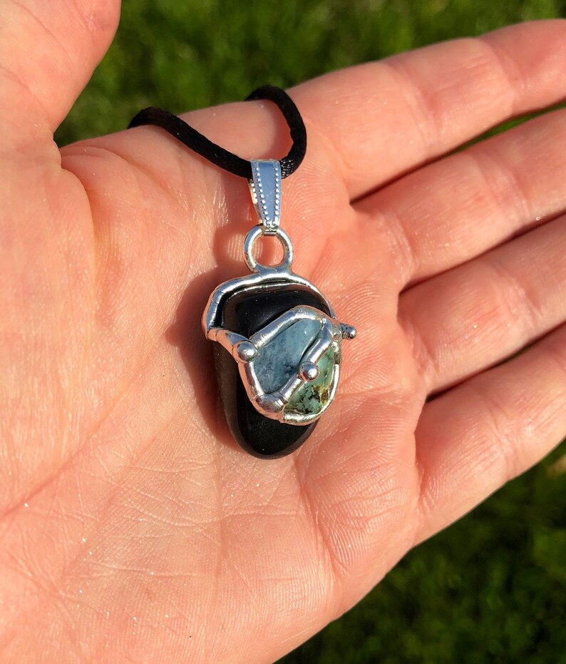 Protection Pendant Keep Me Safe Pendant Black Tourmaline - Etsy