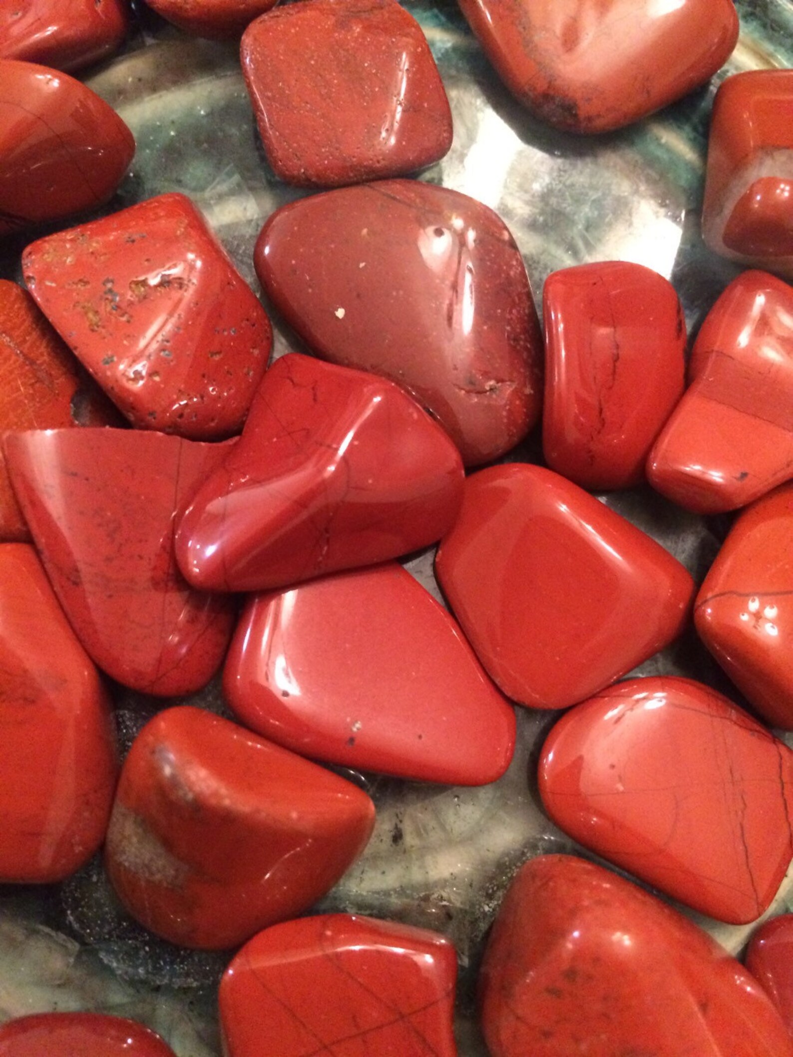 Red Jasper Tumbled Stone Multiple Sizes Available Tumbled Red Jasper ...