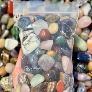 Mixed Gemstone Tumbled Stones - Multiple Sizes Available - Mixed ...