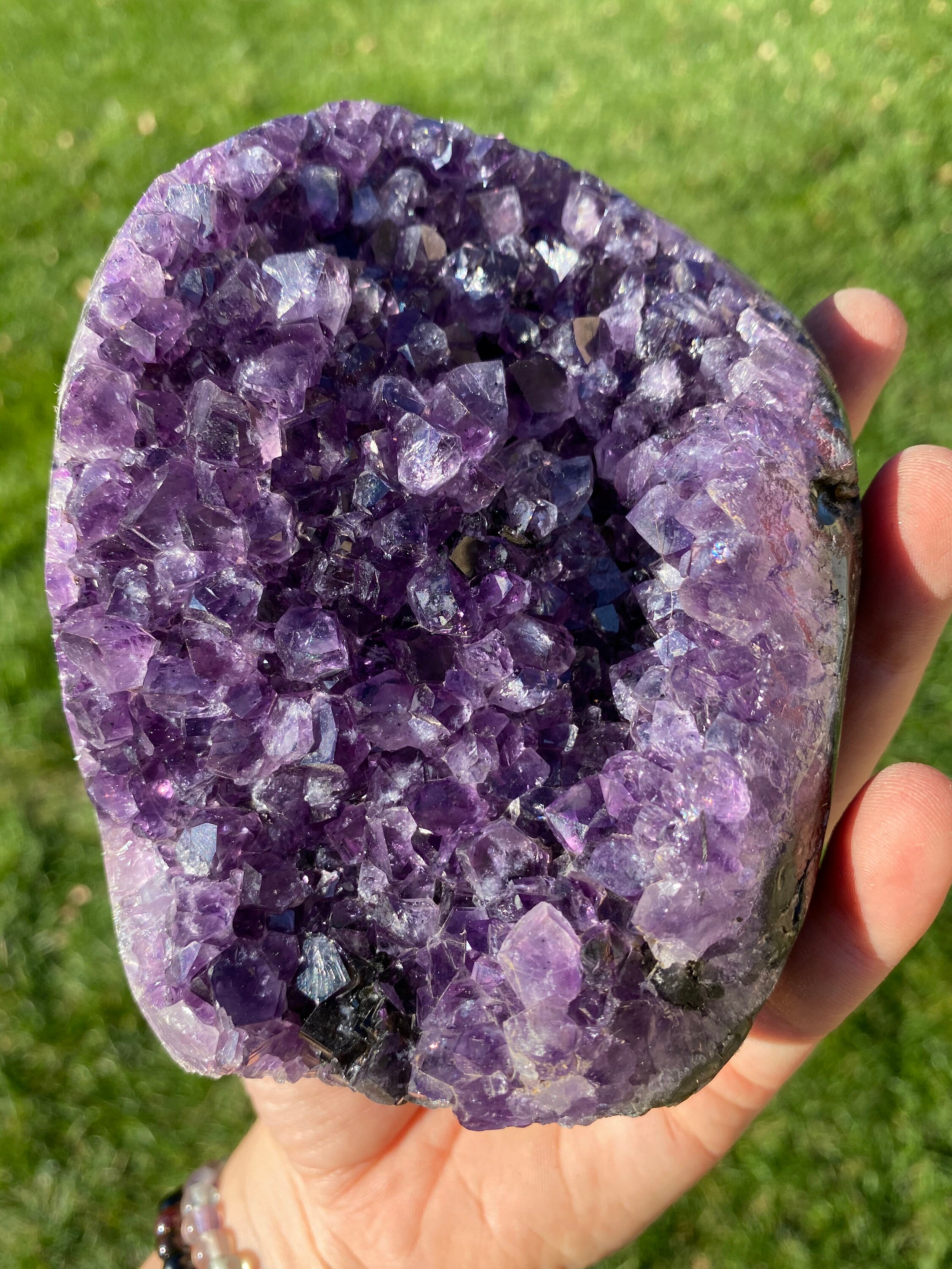 Raw Amethyst Crystal Cluster standing Raw Amethyst Stone | Etsy