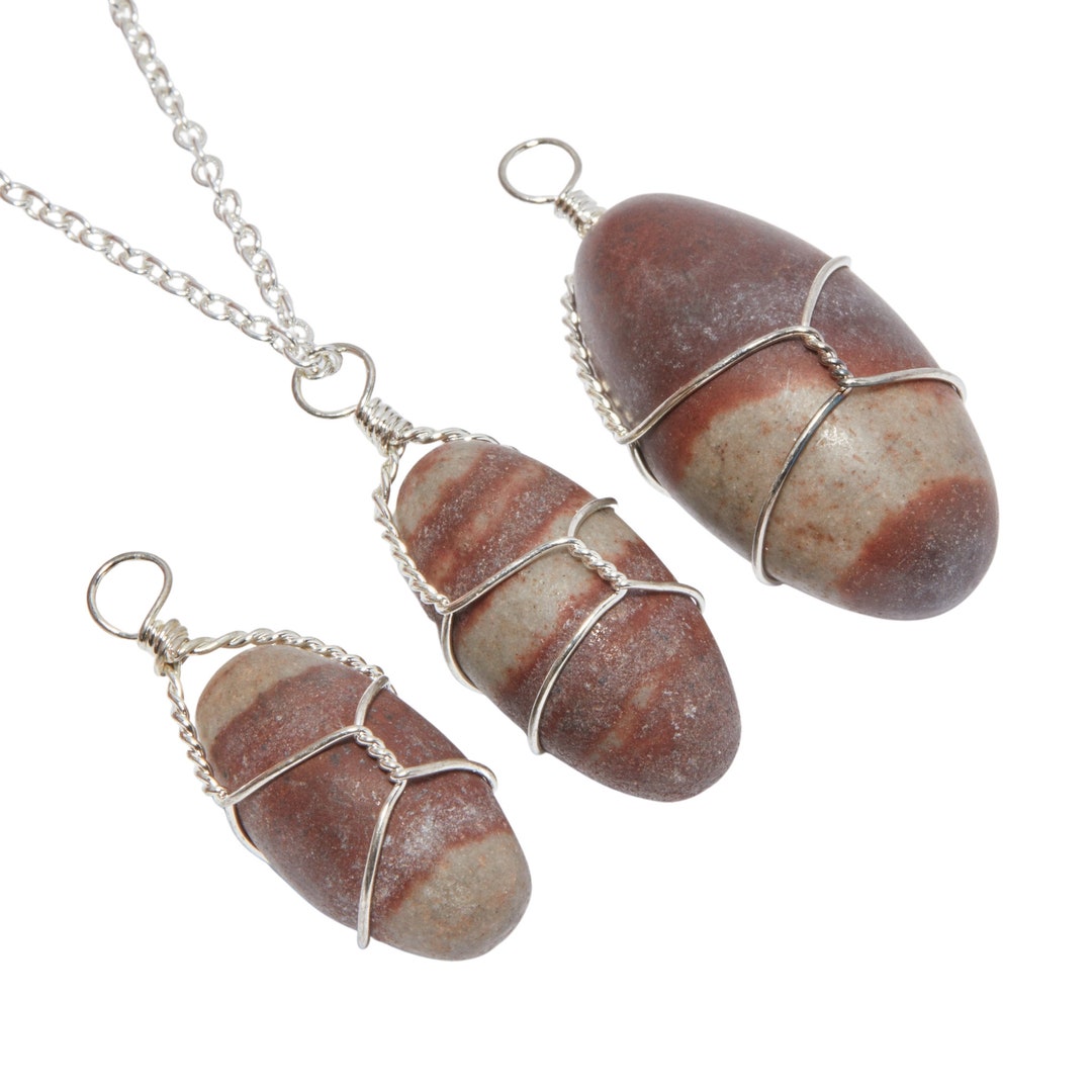 Shiva Lingam Stone Necklace (1") - Small Size - Shiva Lingam Egg ...