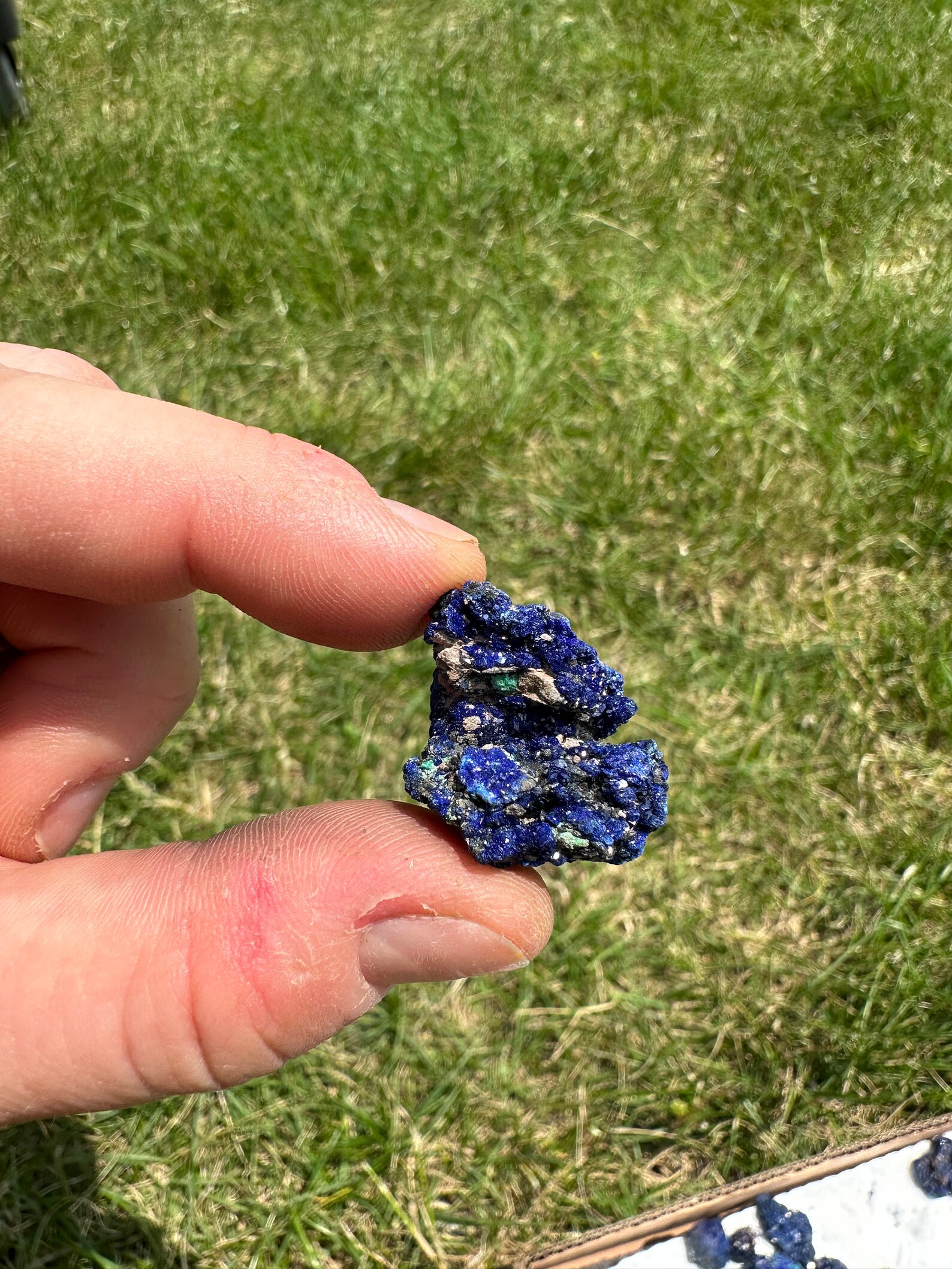 Raw Azurite Crystal Rough Azurite Malachite Stone Raw Azurite Malachite ...