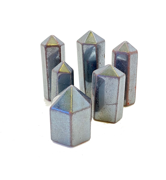 Hematite Stone Point Hematite Point Hematite Crystal Point | Etsy