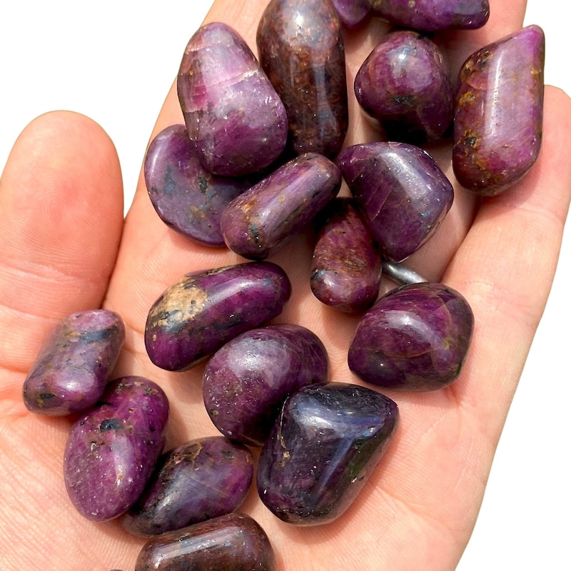 Natural Ruby Beads - Etsy