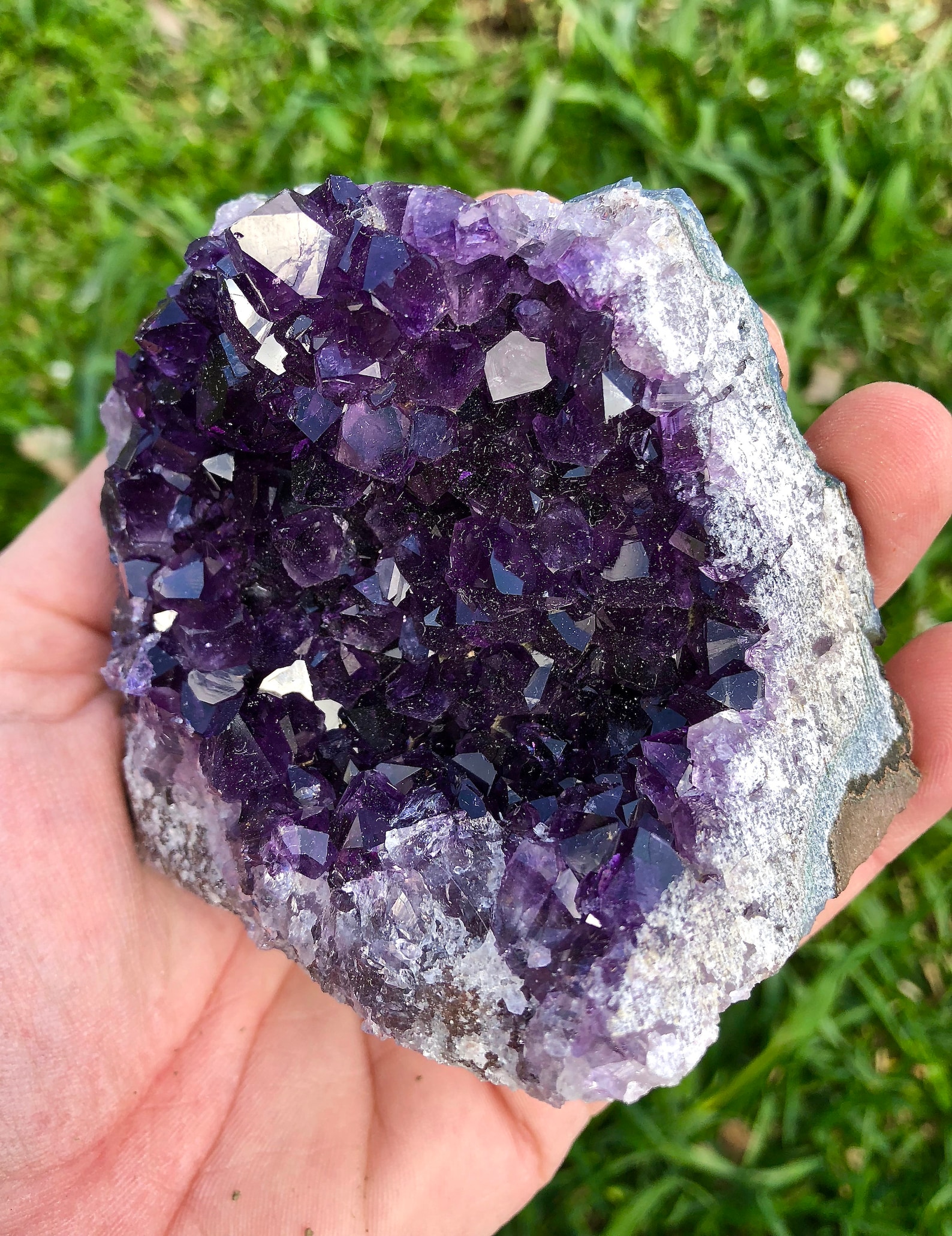 Raw Amethyst Crystal Cluster standing Raw Amethyst Stone | Etsy