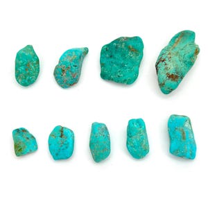 Raw Turquoise Stone From Tyrone - Rough Turquoise From Tyrone, New ...