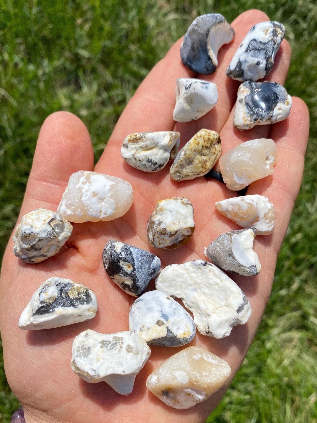 Raw Dendritic Opal Stone Grade A - Raw Dendrite Opal Crystal - Crystals ...