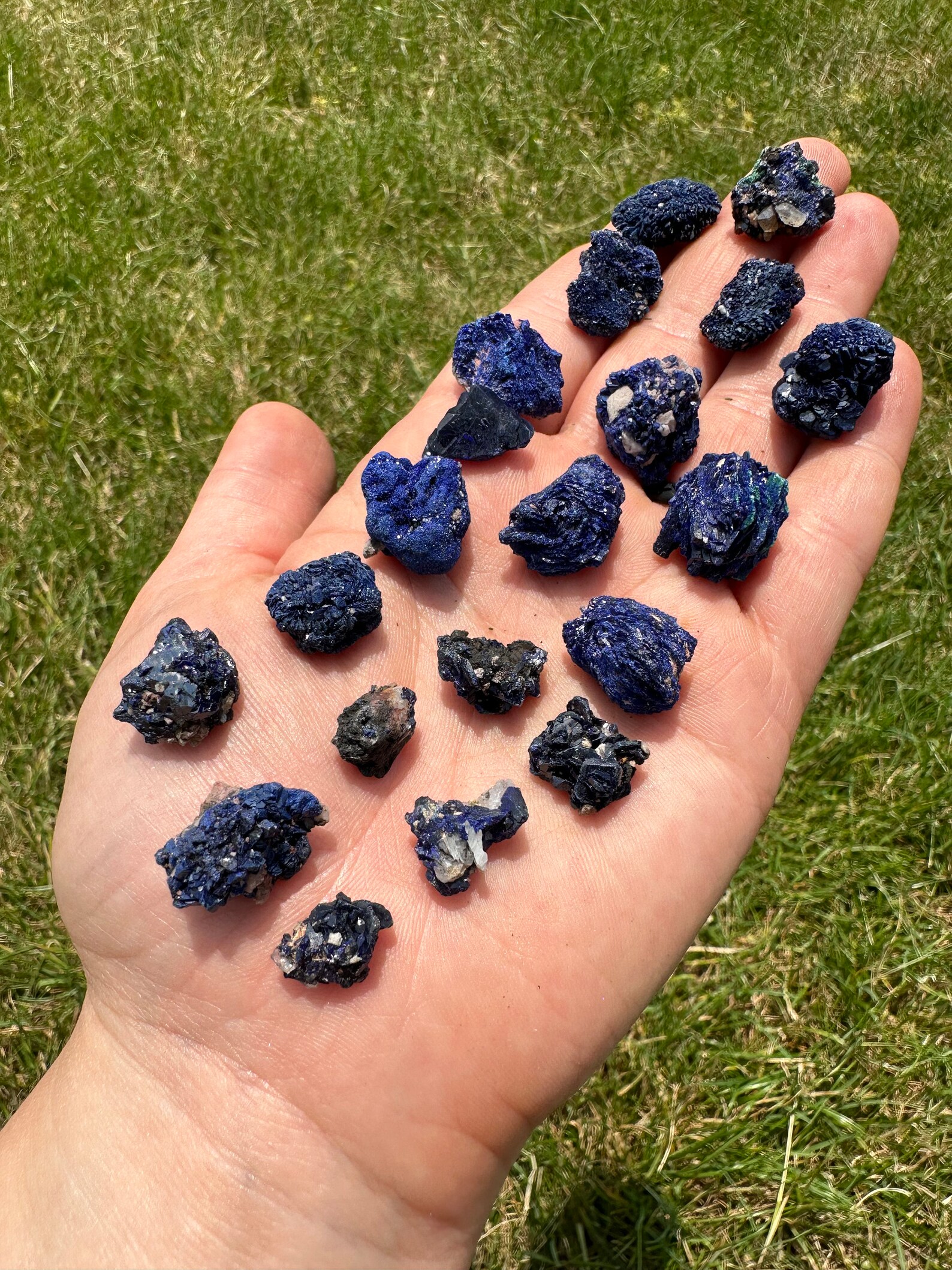 Raw Azurite Crystal Rough Azurite Malachite Stone Raw Azurite Malachite ...