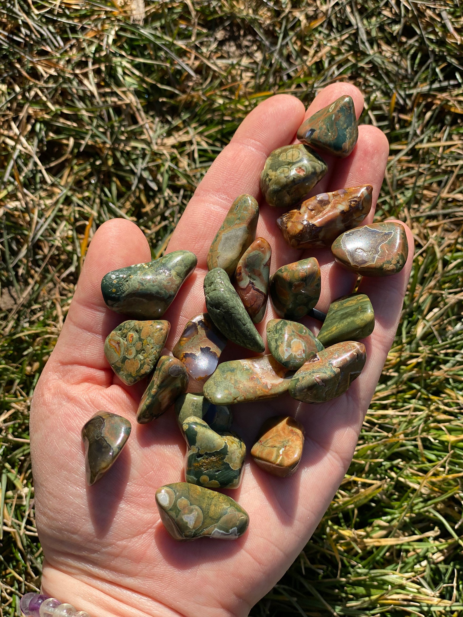 Rhyolite Tumbled Stone Multiple Sizes Available Tumbled - Etsy