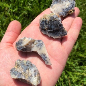 Raw Dendritic Agate Stone Rough Dendrite Agate Crystal Dendritic Agate Raw Rough Agate Crystal ...