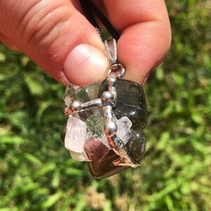 Spiritual Awakening Amulet - Beam of Light Necklace - Higher ...