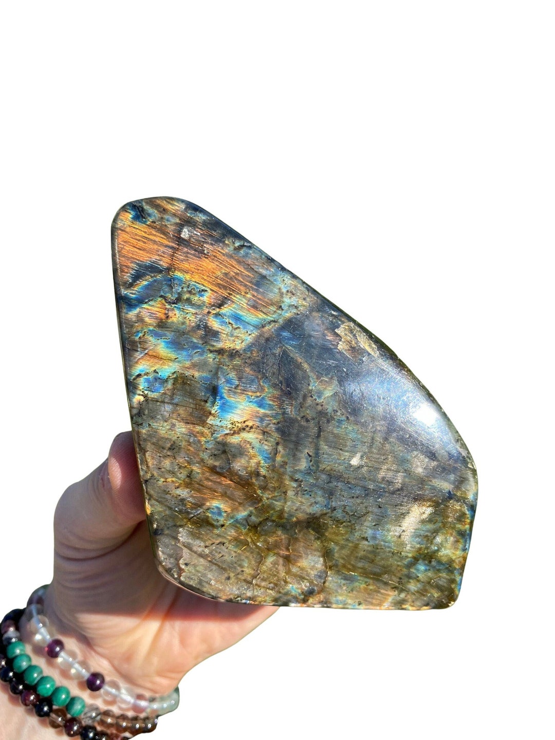 Spectrolite Crystal Freeform Large Labradorite Stone Extra Quality ...