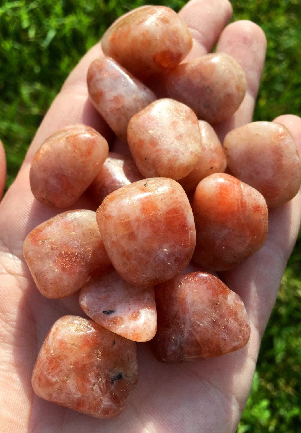 Home Décor Home & Living sunstone chips tumbled sunstone x-small 0.25-0 ...