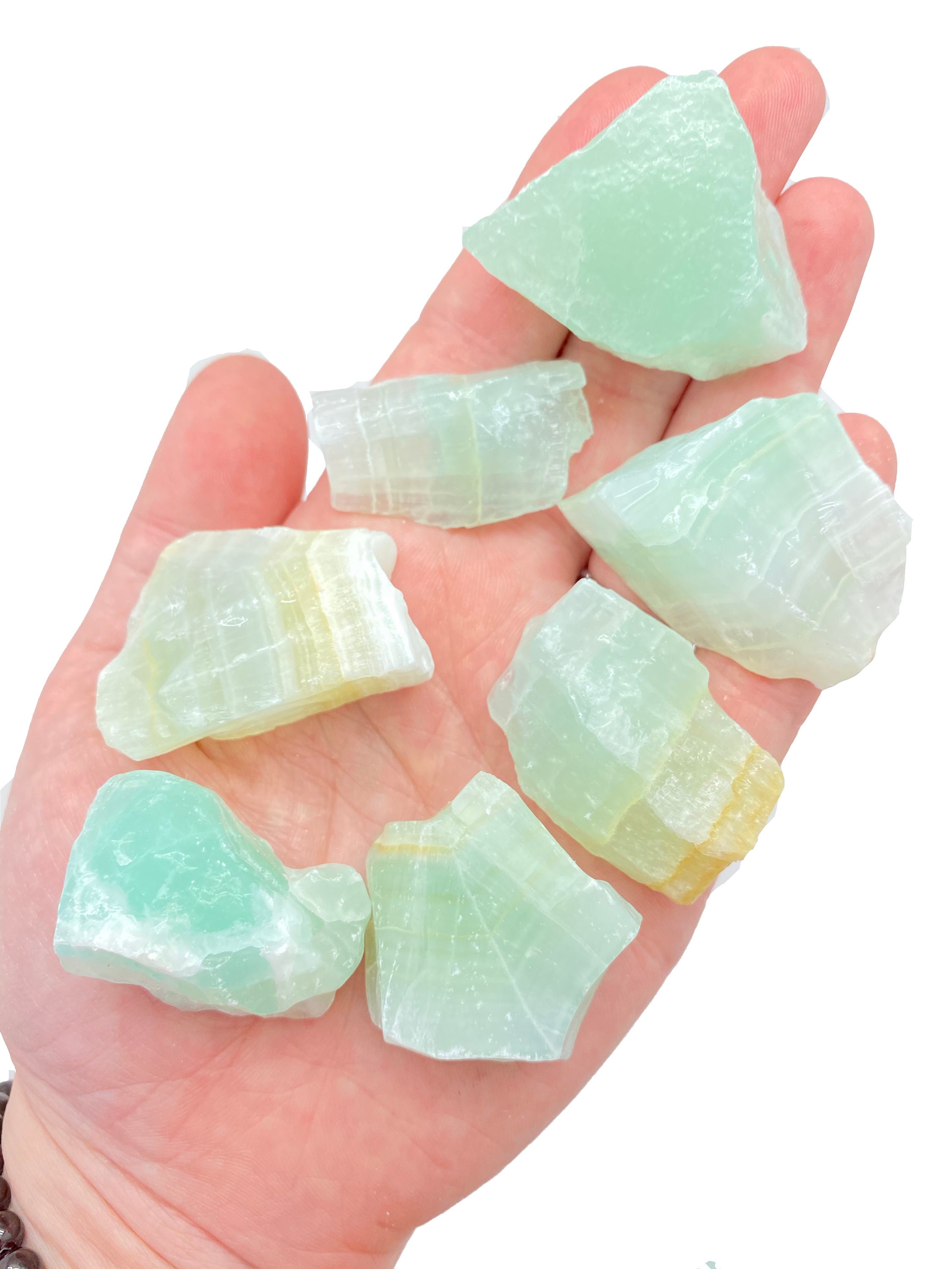 Raw Aqua Calcite Stone Rough Aqua Calcite Crystal Aqua | Etsy