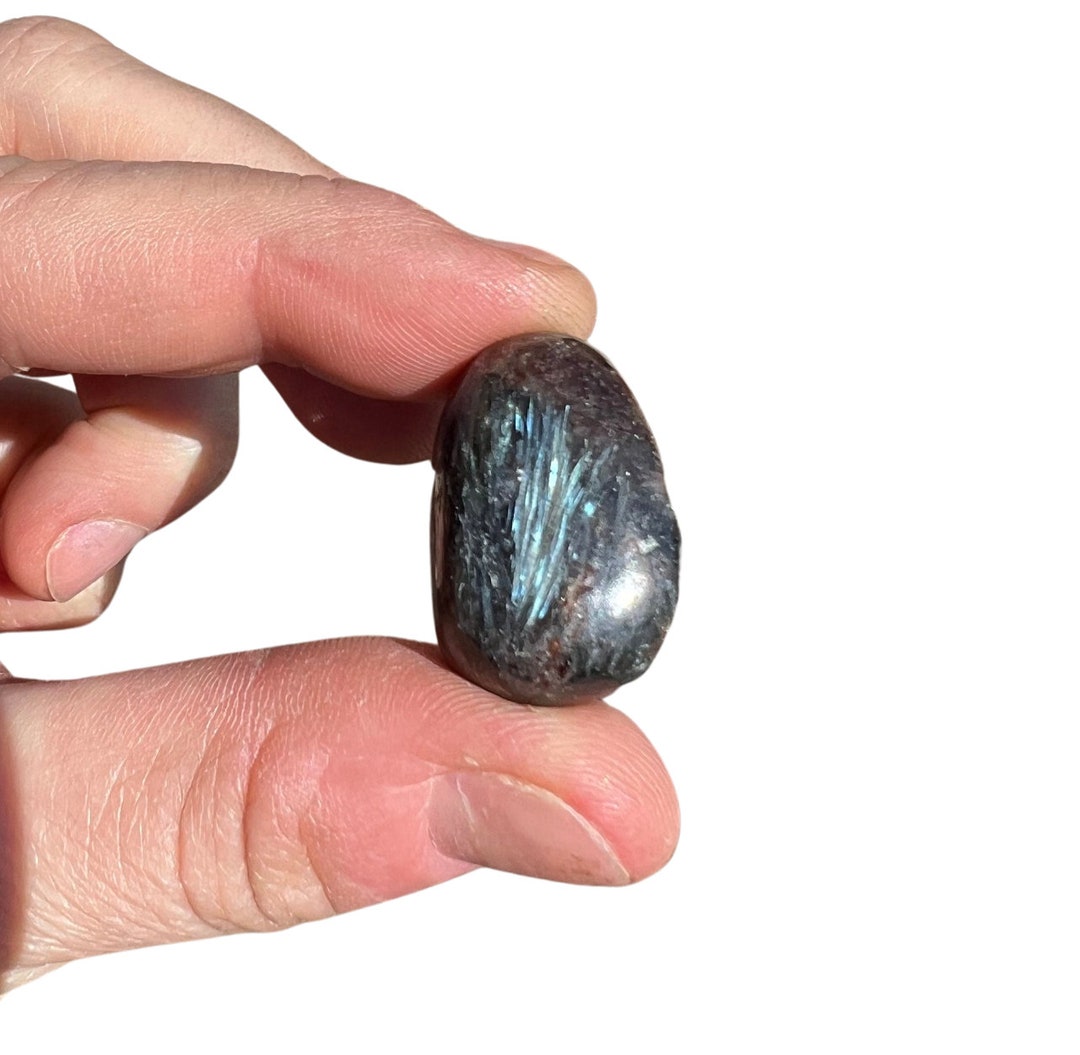 Arfvedsonite Tumbled Stone - Multiple Sizes Available - Polished ...