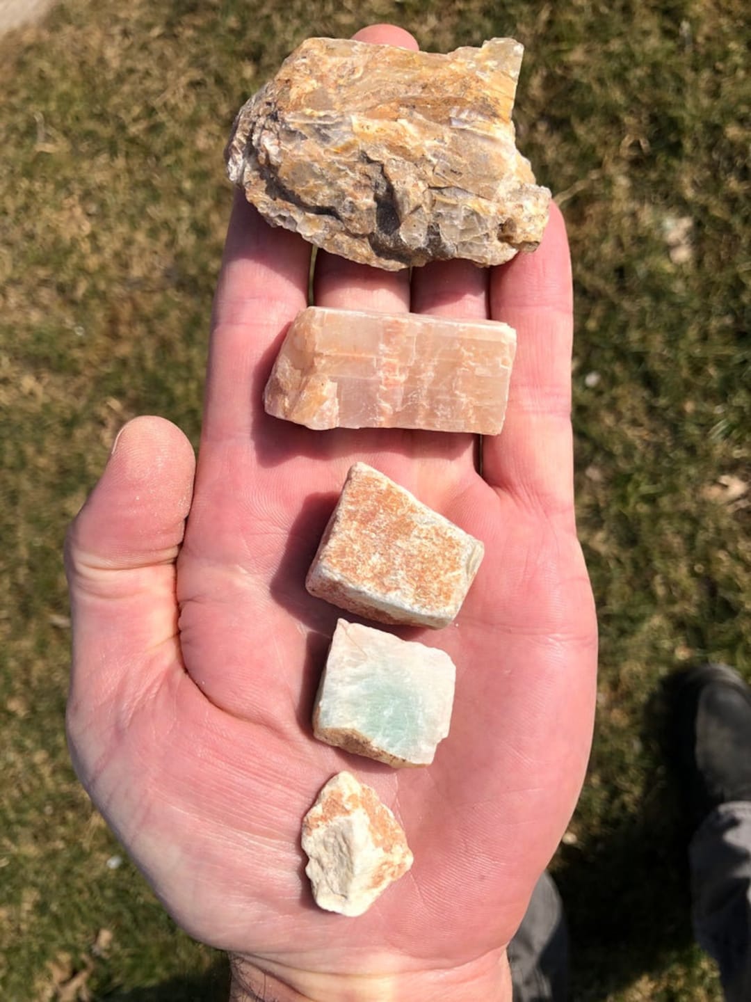 Raw Moonstone Crystal - Multi Color Moonstone - White Moonstone - Peach ...