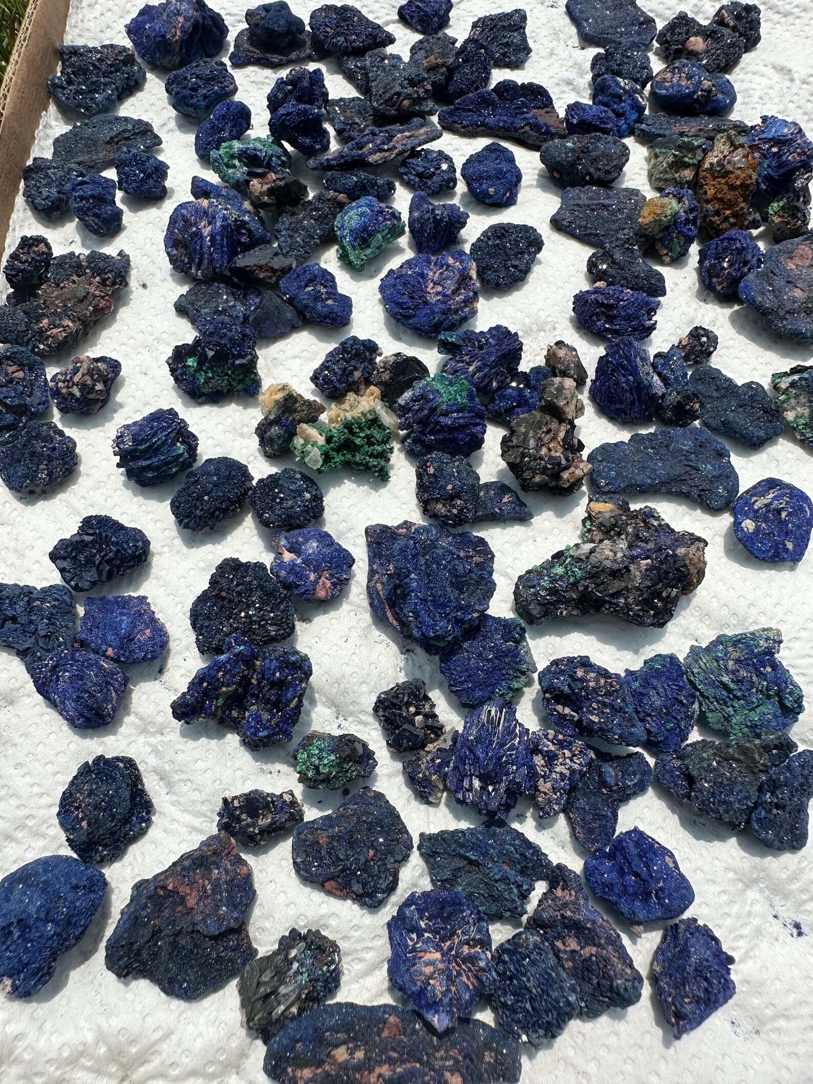 Raw Azurite Crystal Rough Azurite Malachite Stone Raw Azurite Malachite ...