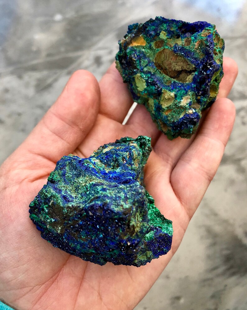 Raw Azurite Crystal Azurite Malachite Stone Raw Azurite | Etsy