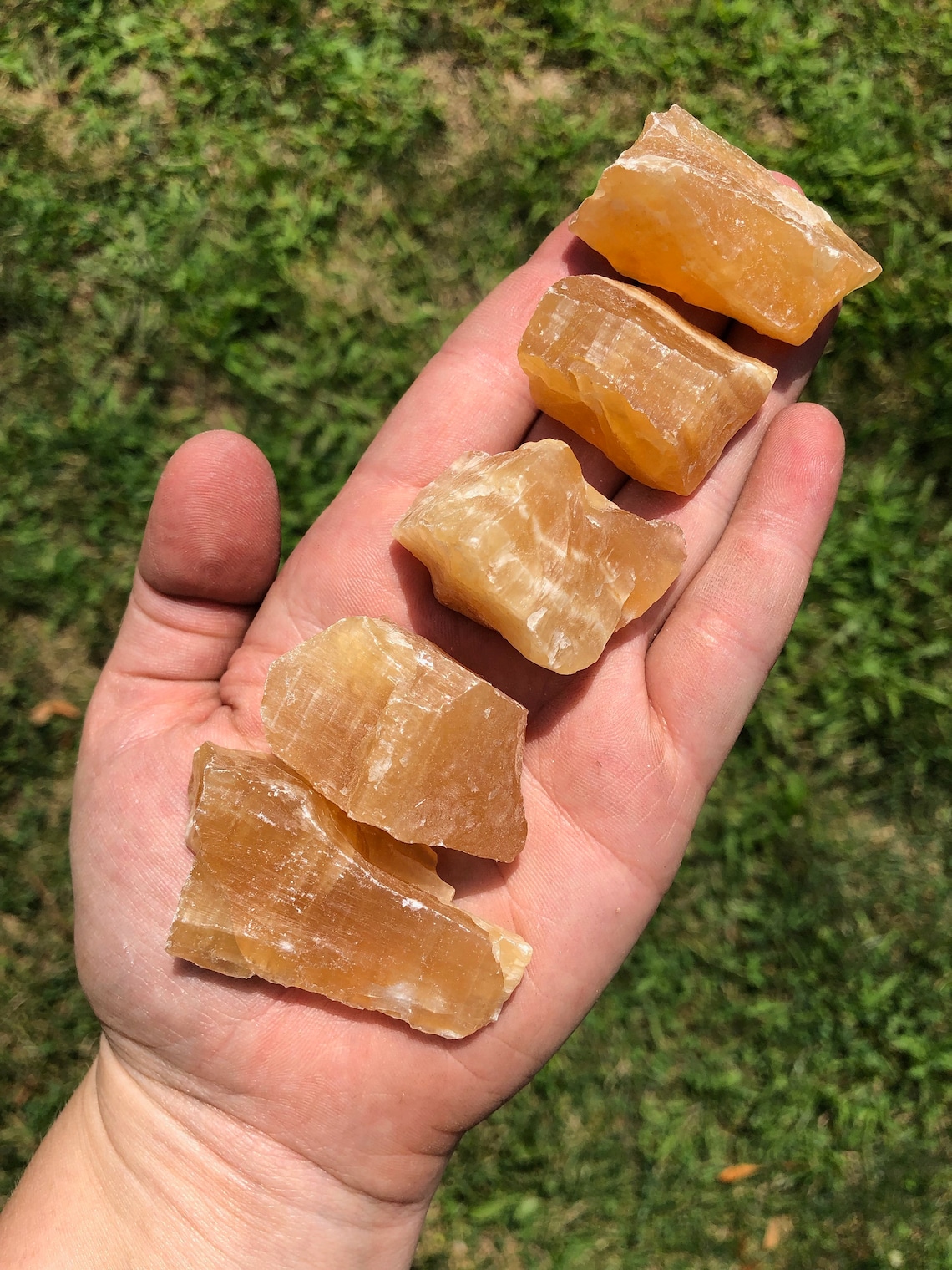 Raw Honey Calcite Stone Rough Honey Calcite Golden Calcite - Etsy