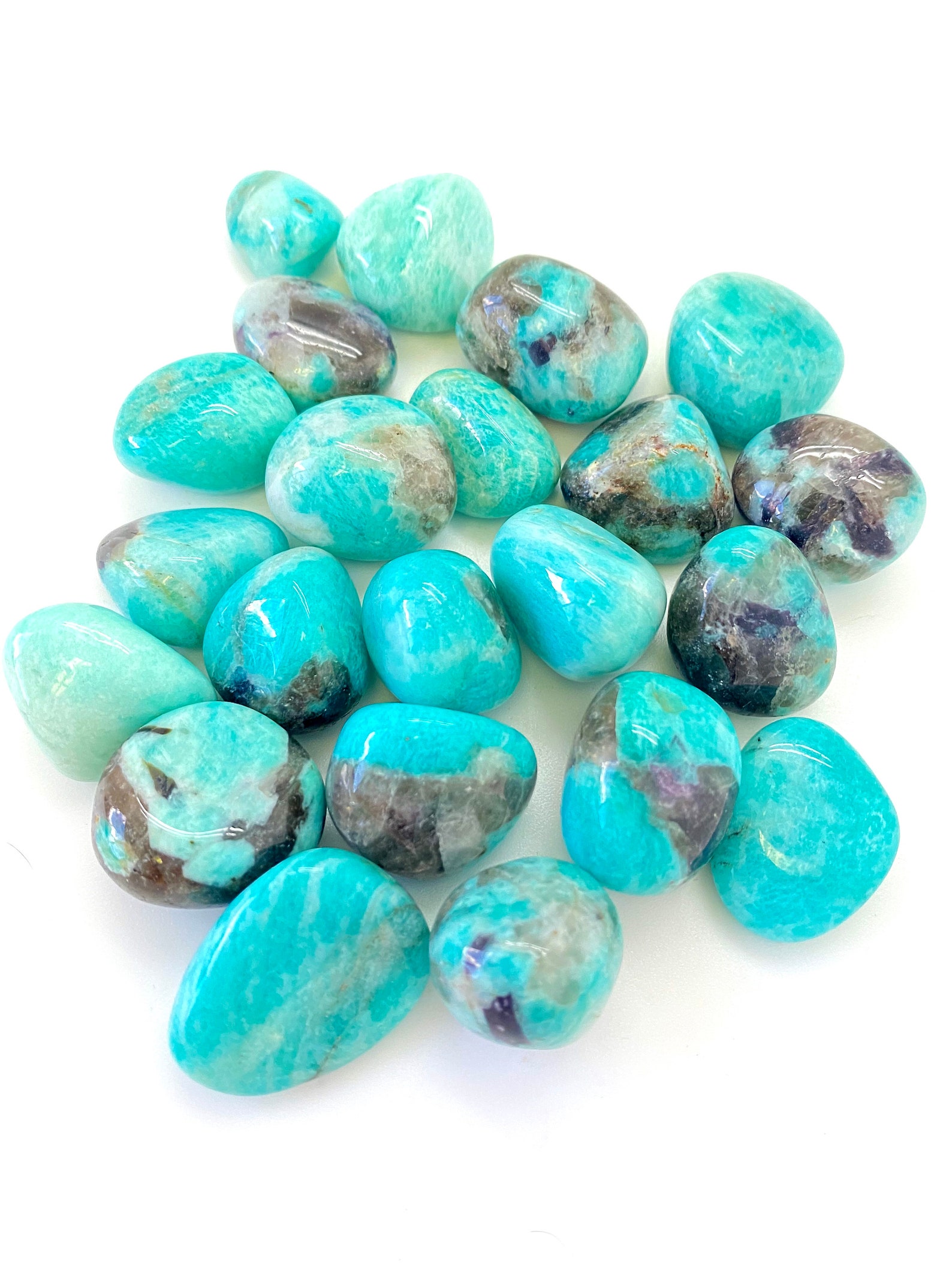 Amazonite Tumbled Stone - Multiple Sizes Available - Tumbled Amazonite ...